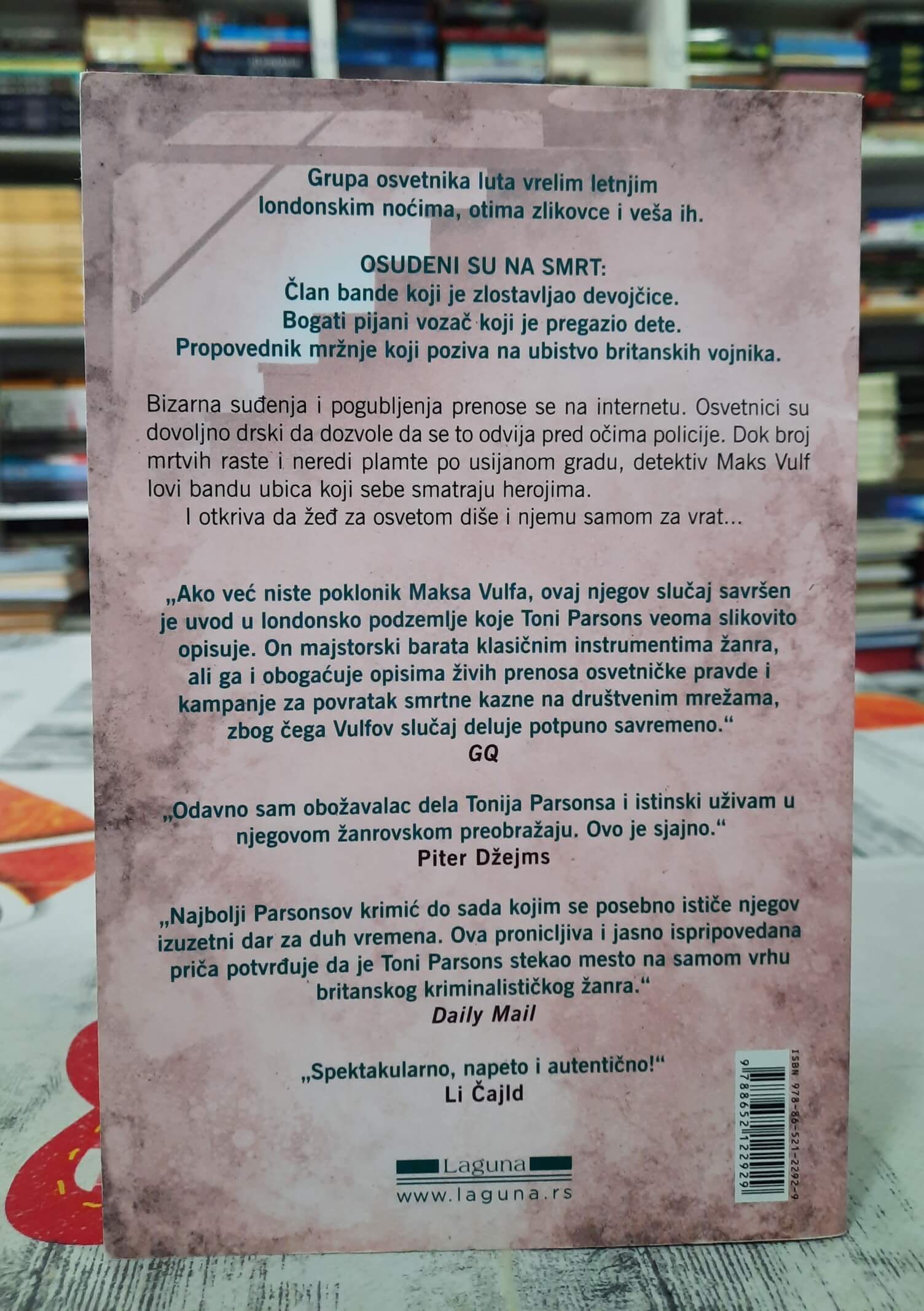 Klub za vešanje – Toni Parsons – Knjižara Demago