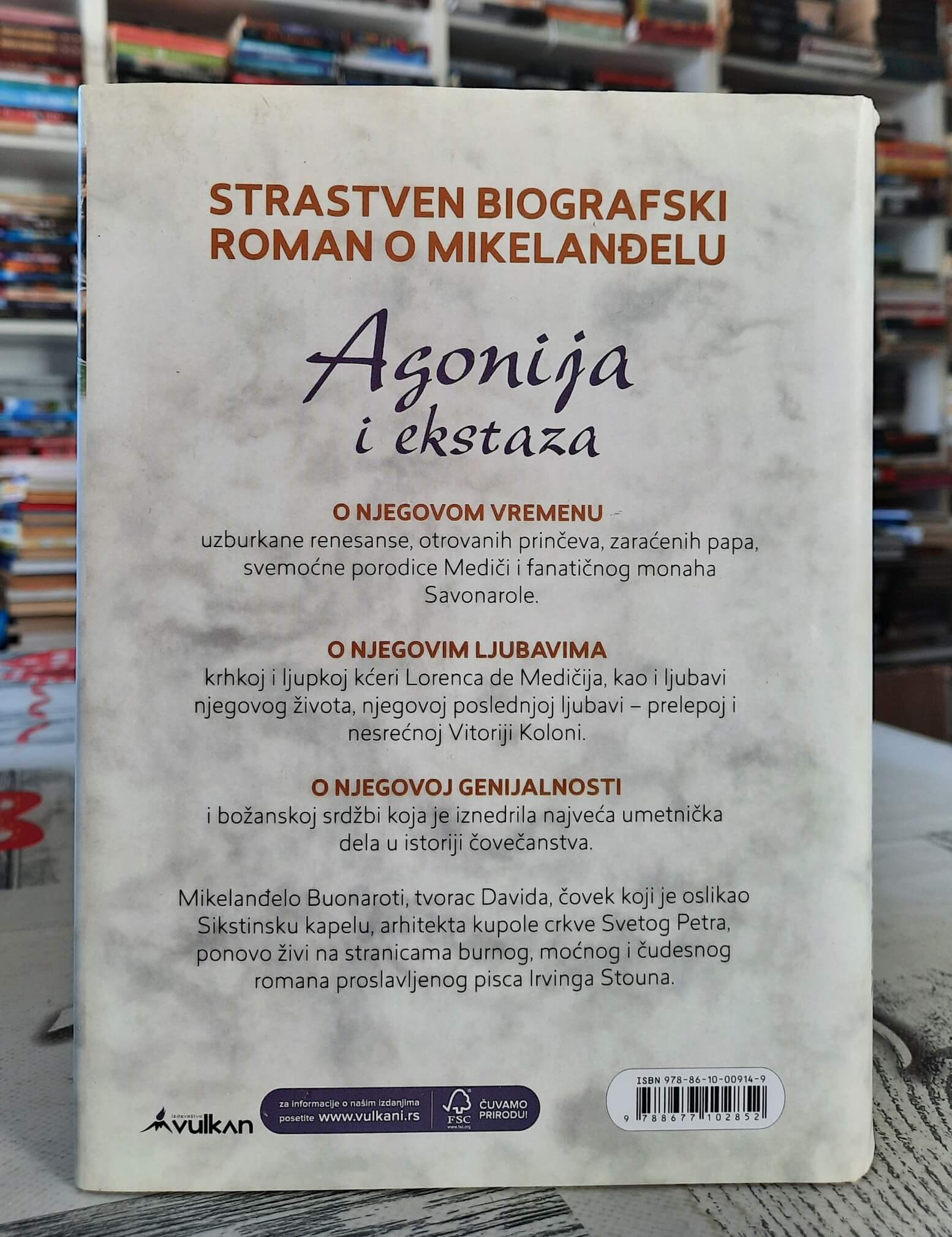 Agonija i ekstaza – Irving Stoun – Knjižara Demago