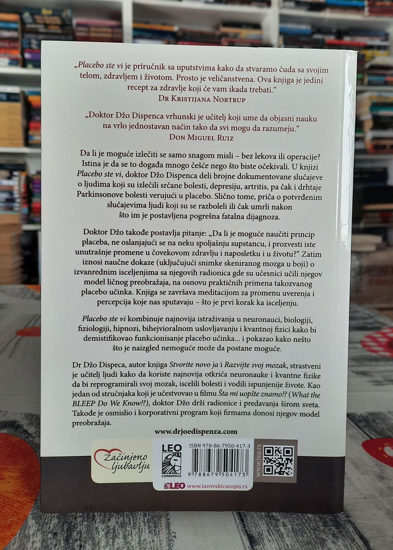 Placebo Ste Vi - Dr Džo Dispenca – | Knjižara Demago