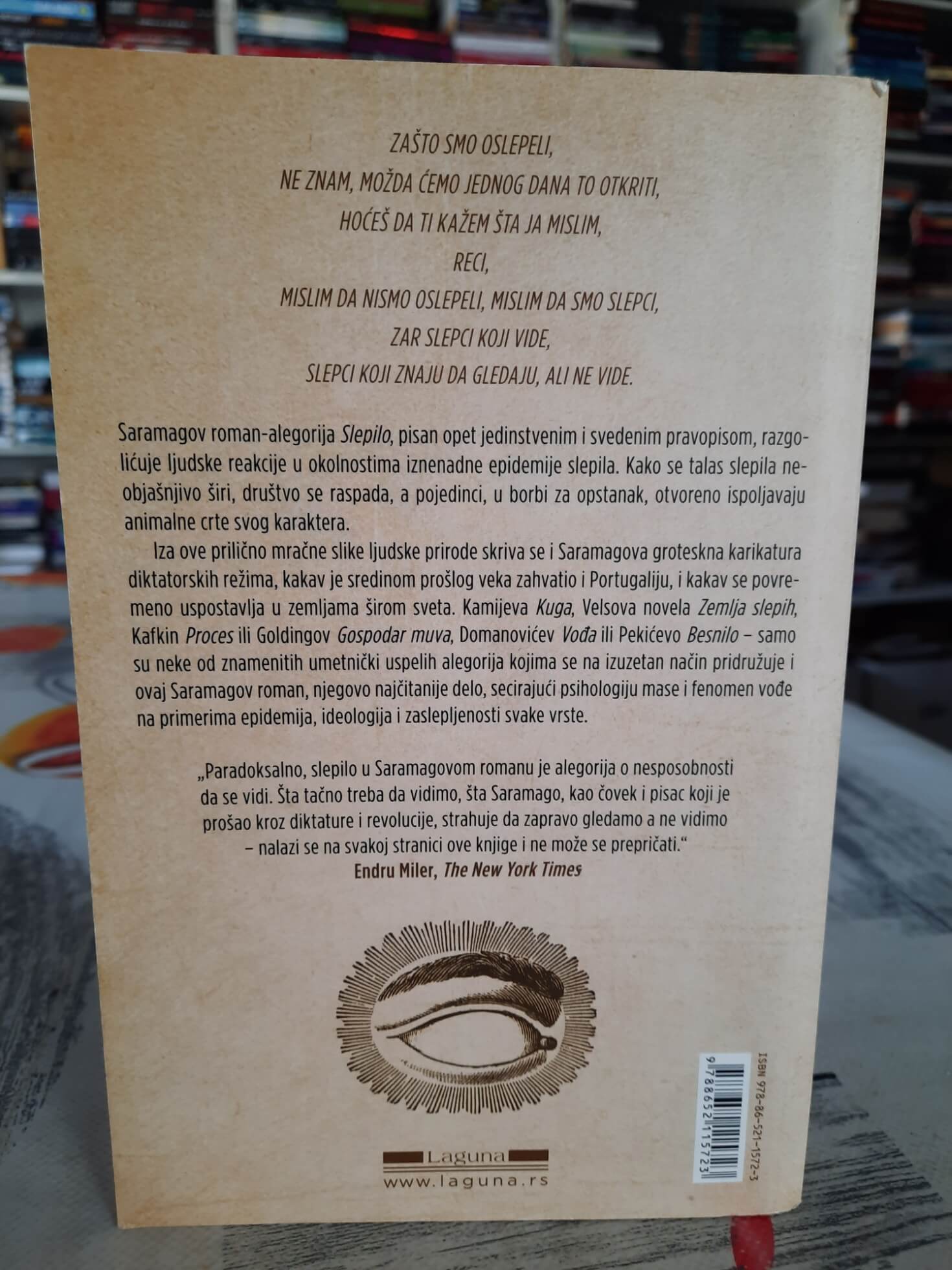 Slepilo – Žoze Saramago – Knjižara Demago