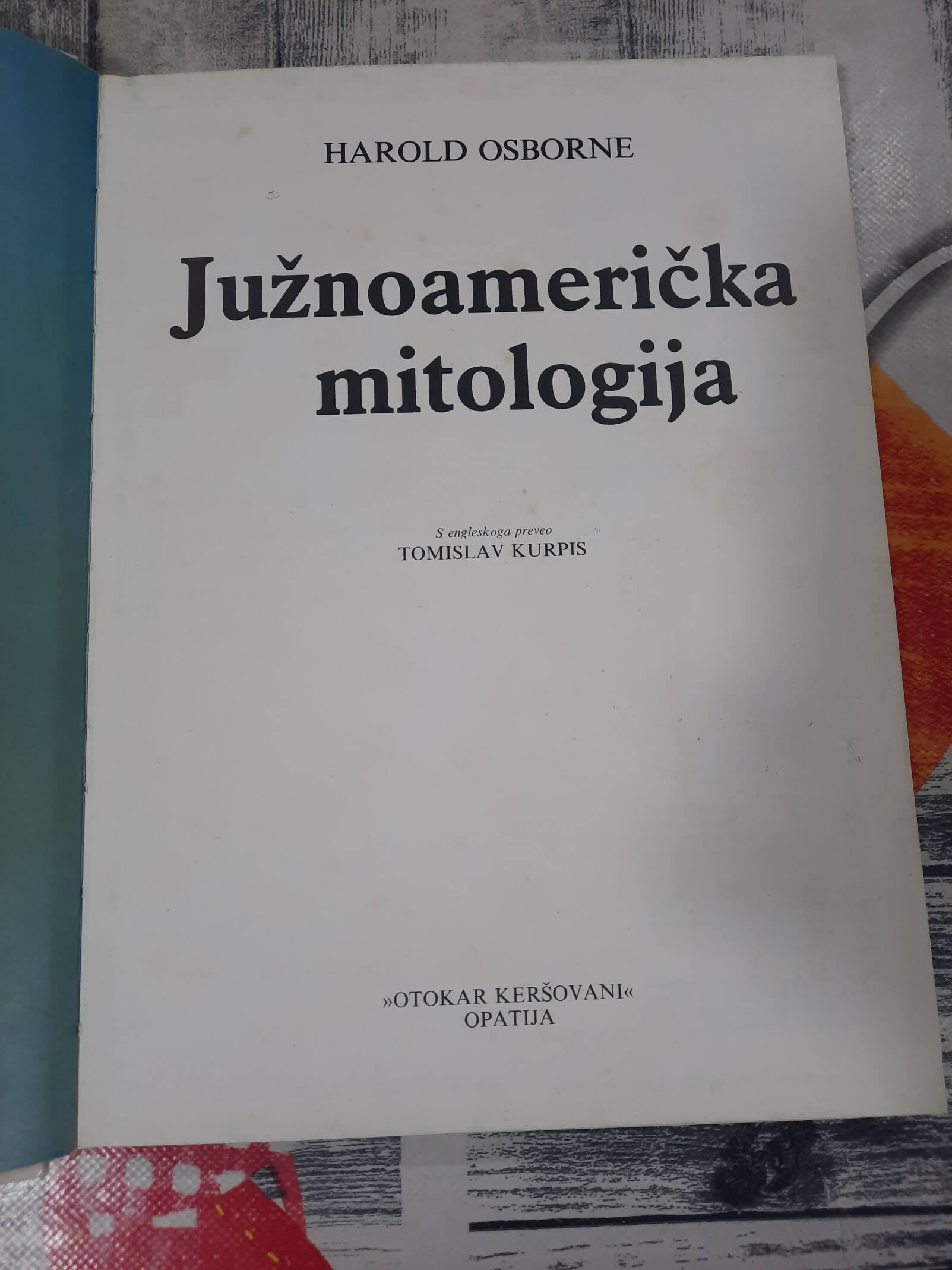 Južnoamerička mitologija – Harold Osborne – Demago