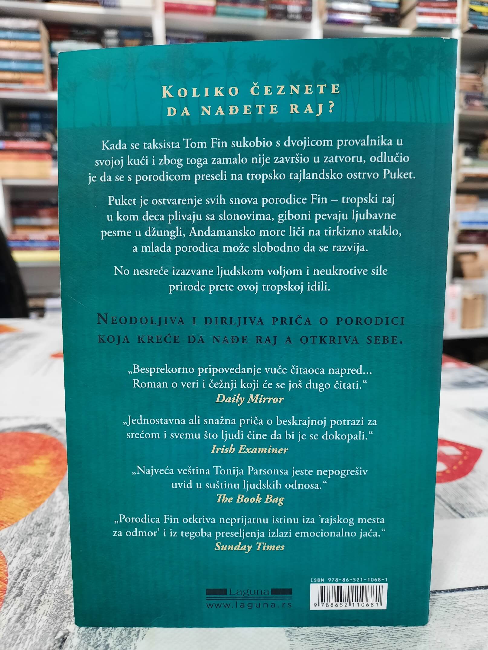 Potraga za suncem – Toni Parsons – Knjižara Demago