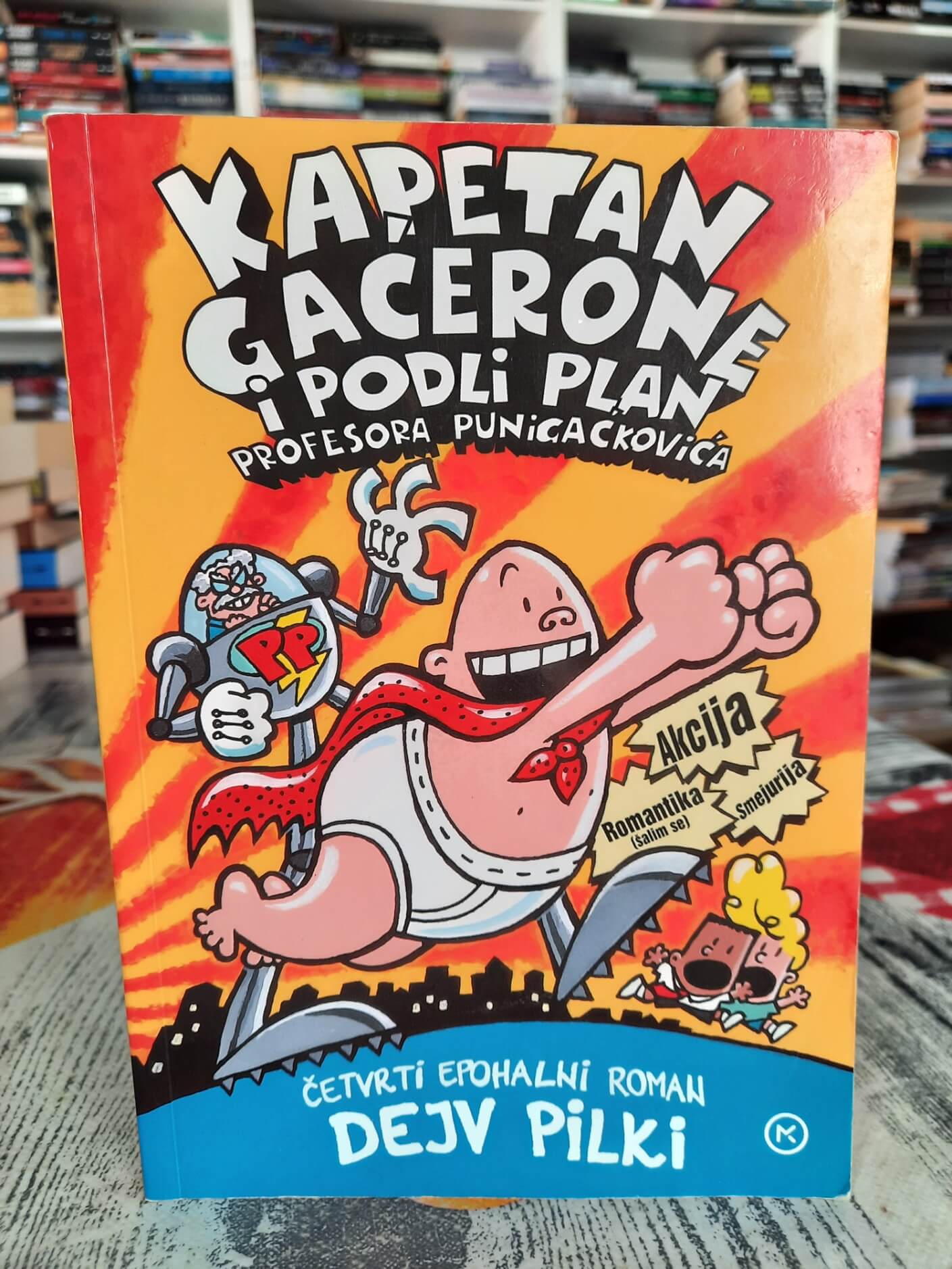 Kapetan gaćerone i podli plan – Dejv Pilki – Knjižara Demago