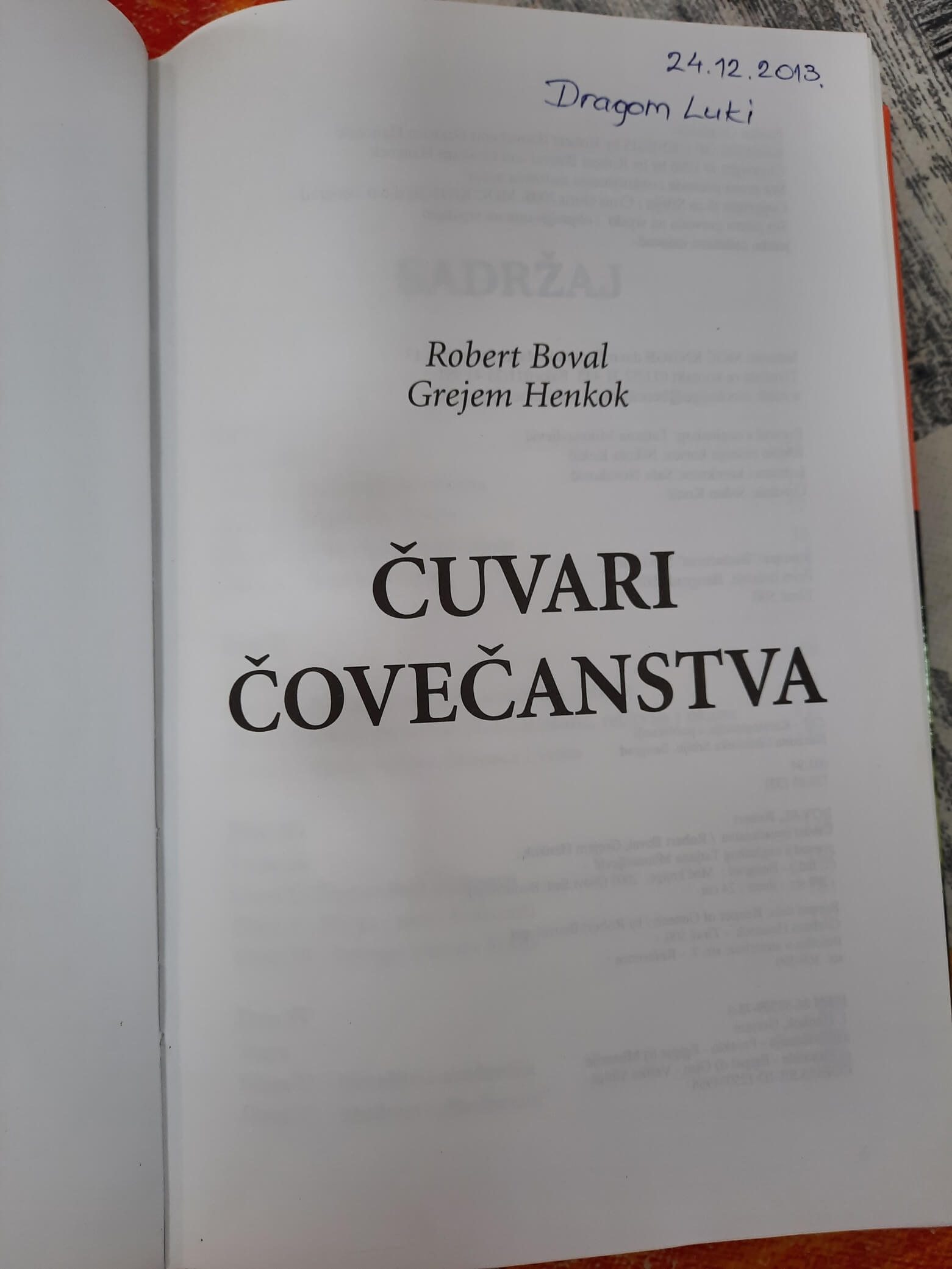 Čuvari čovečanstva – Grejem Henkok – Demago
