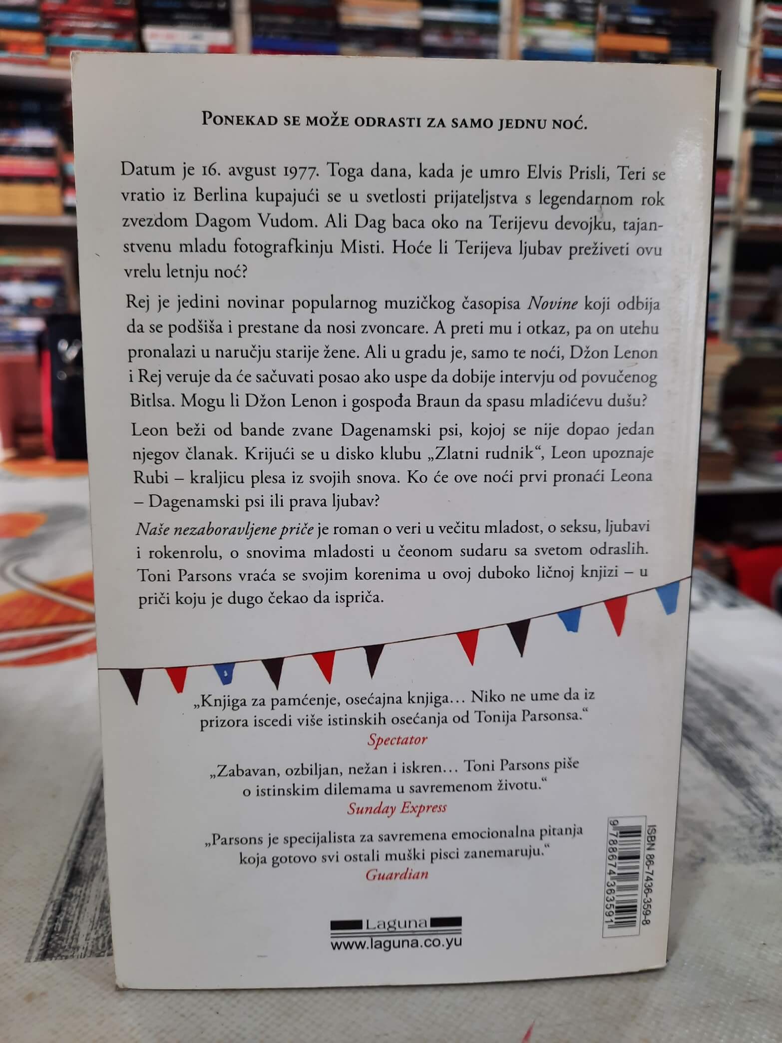 Naše nezaboravljene priče – Toni Parsons – Knjižara Demago